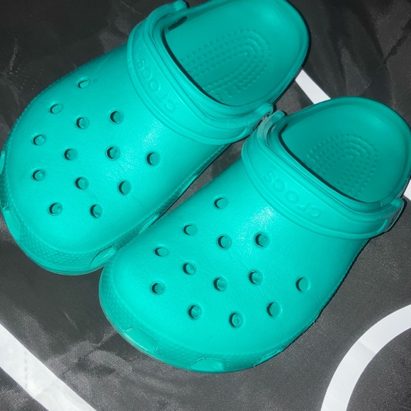 CROCS | Shoes | Crocs Kids Classic Clog Teal | Poshmark